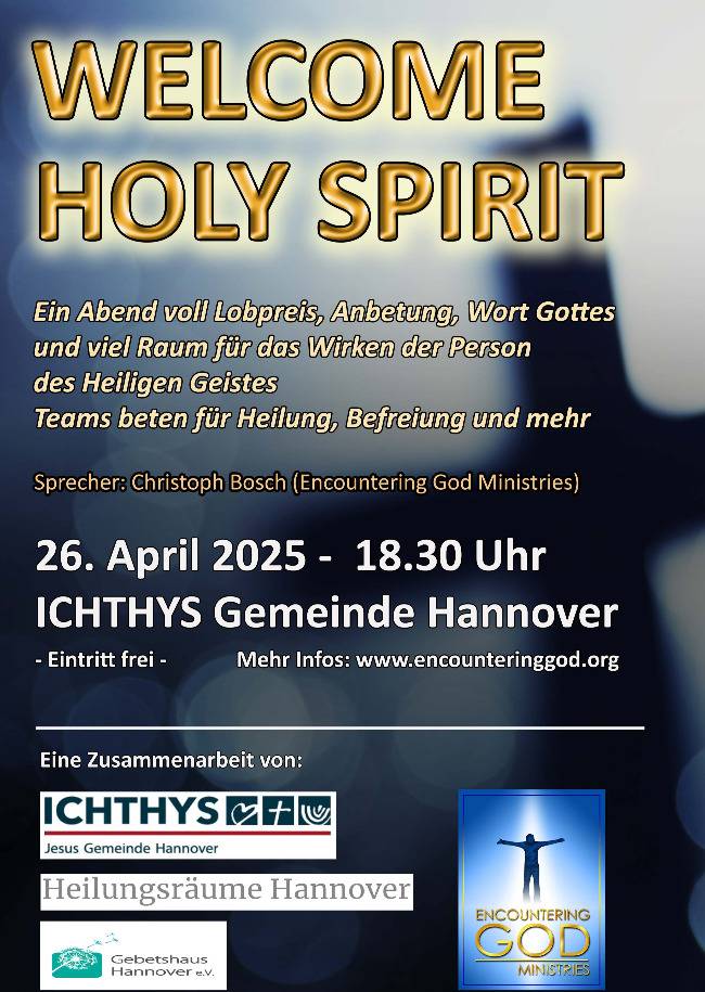 WELCOME HOLY SPIRIT Tickets | cvents.ch